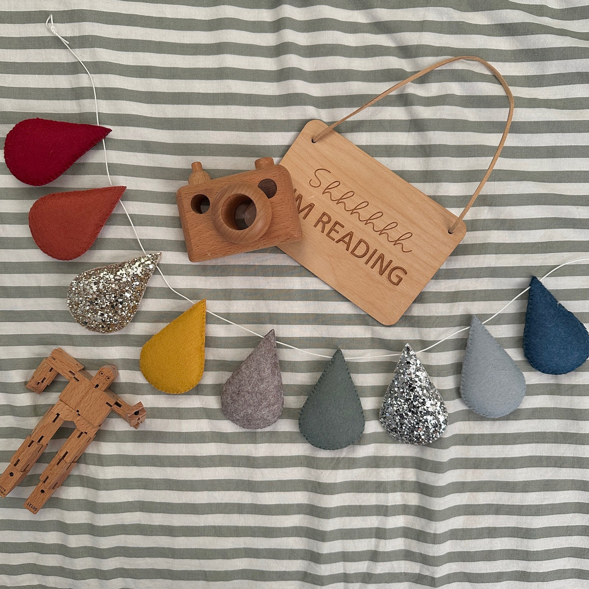 Earthy Tones Droplet Garland (New) – Velveteen Babies